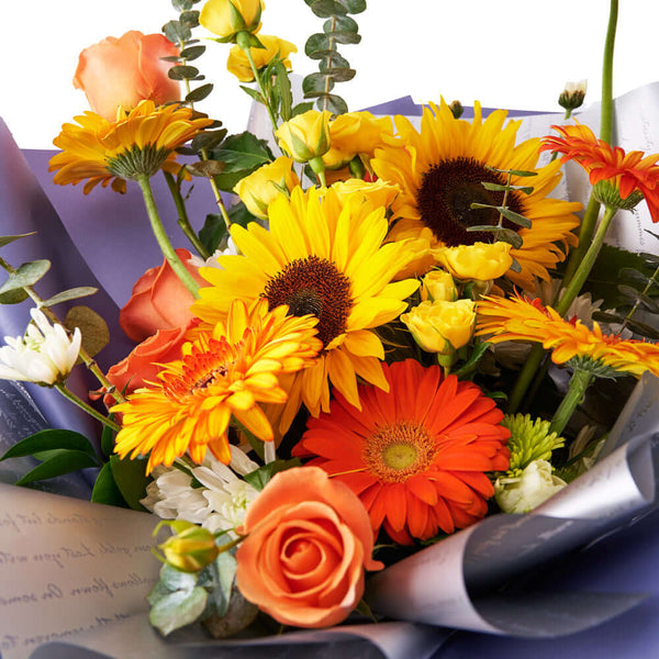 Sunflower Gifts | Ray of Hope Sunflower Bouquet - Connecticut Delivery ...